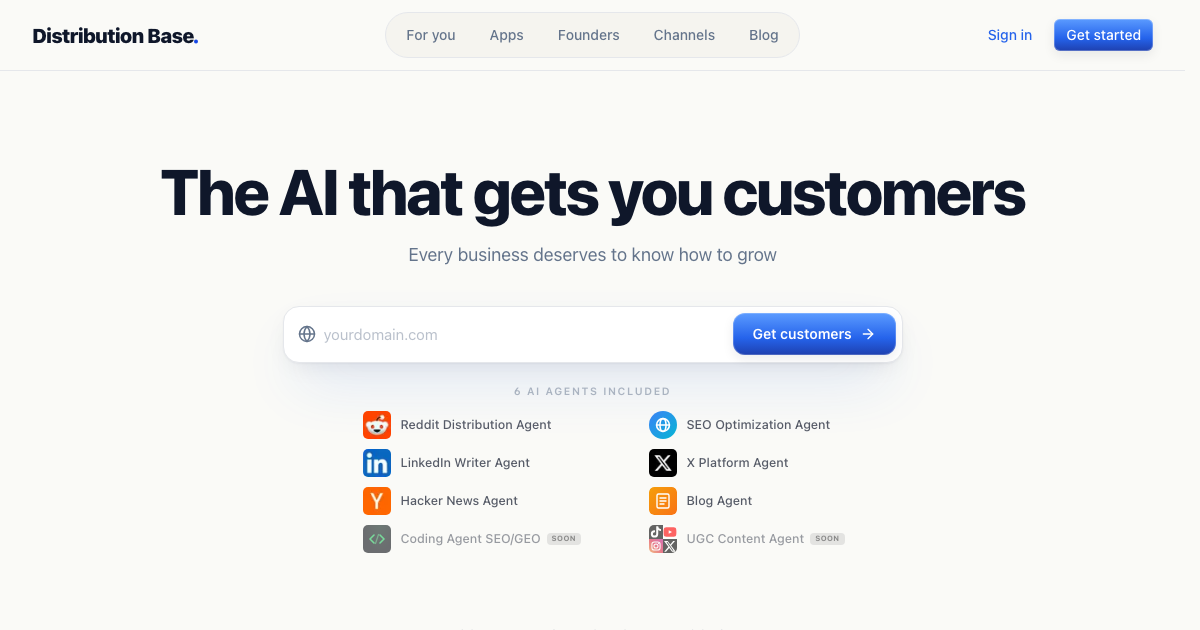 Distribution Base: The AI Marketing Team Every Company Needs